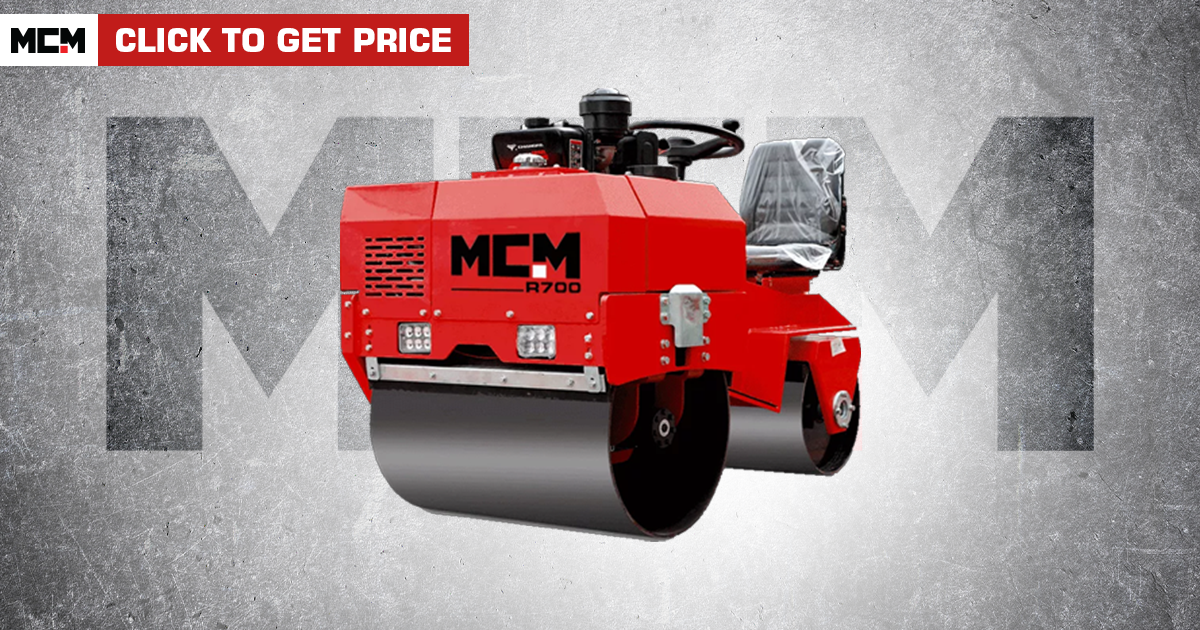 MCM R700 Ride-On Road Roller | MCM Group SA