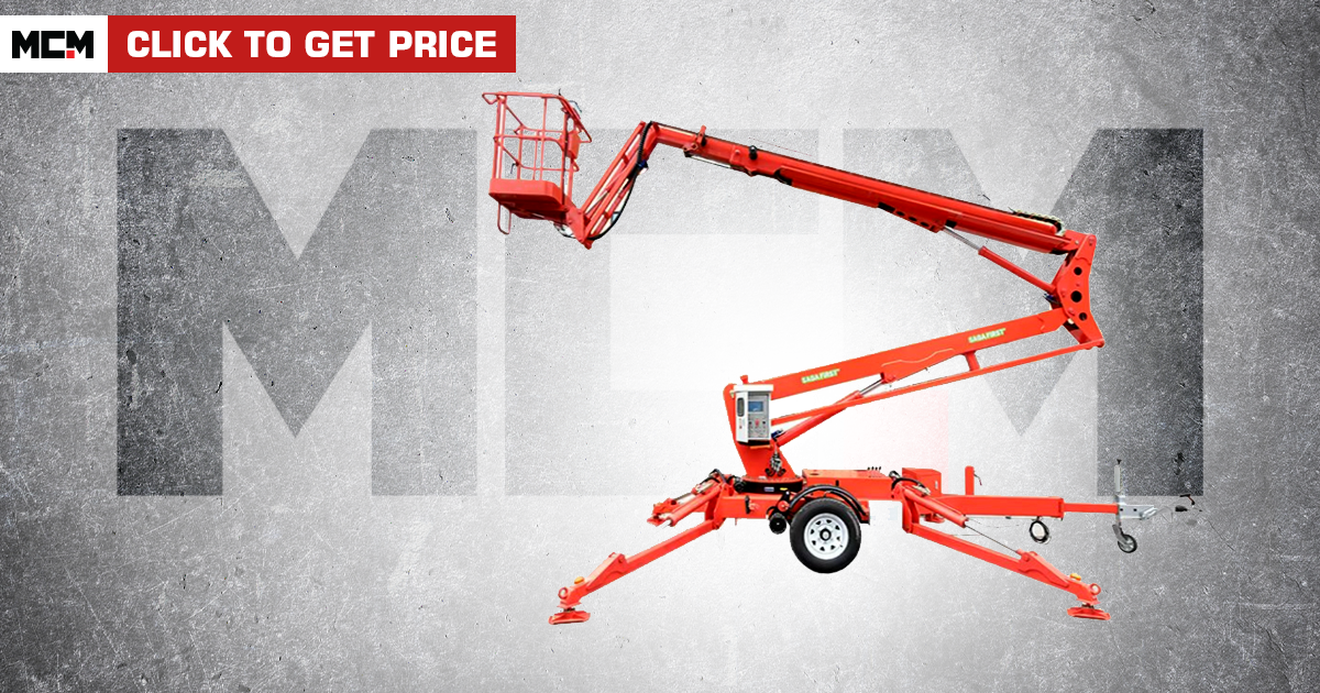 MCM TCP12 12m Cherry Picker | Towable Boom Lift